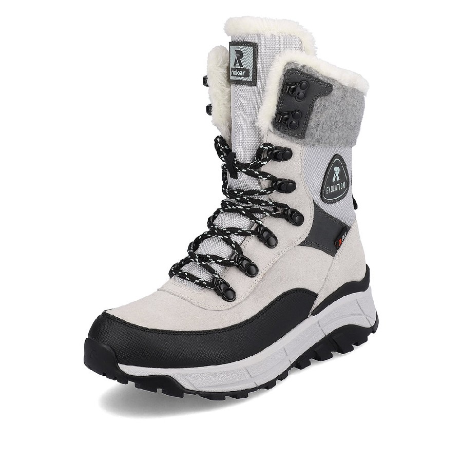 Smartshoes - Rieker-Evolution vinterkänga beige multi