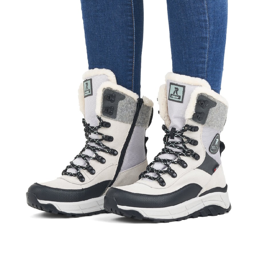 Smartshoes - Rieker-Evolution vinterkänga beige multi