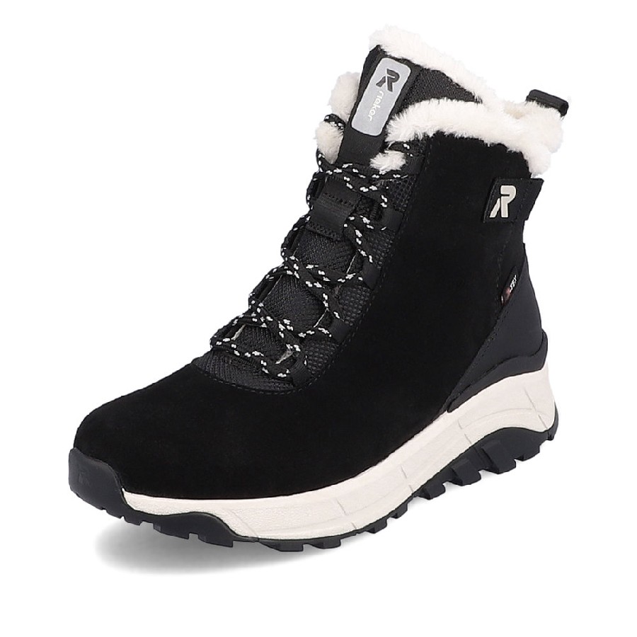 Smartshoes - Rieker-Evolution vinterkänga i svart mocka