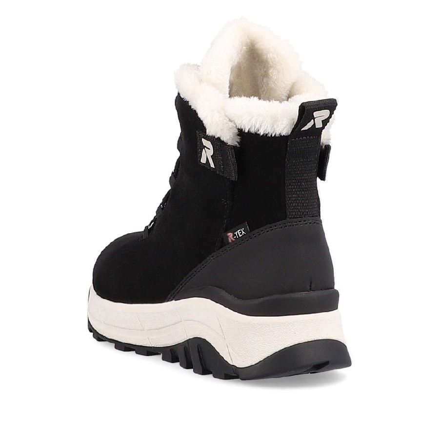 Smartshoes - Rieker-Evolution vinterkänga i svart mocka