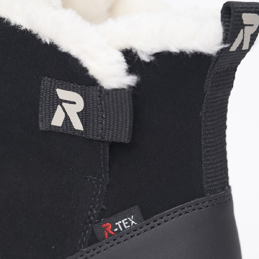 Smartshoes - Rieker-Evolution vinterkänga i svart mocka